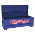 Westward Jobsite Box, Blue, 60 in W x 24 in D x 22 7/8 in H 499N06 | Zoro
