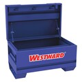Westward Jobsite Box, Blue, 32 in W x 19 in D x 17 7/8 in H 499N07 | Zoro