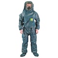 Microchem Coveralls, Green, Chemical Barrier Laminate, Zipper 68-4000 ...