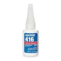 Loctite Instant Adhesive, 416 Series, Clear, 1 oz, Bottle 135452 | Zoro
