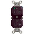 Leviton 20A Duplex Receptacle 125Vac 5-20R Bn 8300-SG | Zoro
