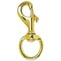 Annin Flagmakers Snap Hook, 2 1/2in, Brass, Gold 802710 | Zoro