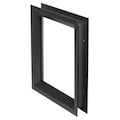 National Guard Window Frame Kit, H. 12 In, W. 12 In L-FRA100DKB-12x12 ...