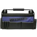 Westward Tool Tote, Black, Blue, 600d Polyester, 13 Pockets 5MZN8 | Zoro