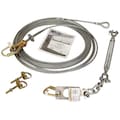 Honeywell Miller Horizontal Lifeline Kit, 60 ft., 310 lb Weight ...