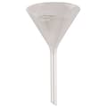 Lab Safety Supply Funnel, Glass, 120mm Rim, 120mm Stem, PK8 5YHW2 | Zoro