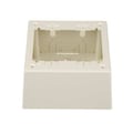 Panduit Junction Box, Gang Box Type, 2 Gangs, PVC JBP2DIW | Zoro
