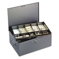Steelmaster Security Cash Box, Key Lock, Gray 221F15TGRA | Zoro