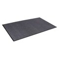 Crown Matting Technologies Carpeted Entrance Mat, Charcoal, 4 ft. W x ...