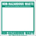 Labelmaster Non-Hazardous Waste Label, Vinyl, PK100 GAWMT | Zoro