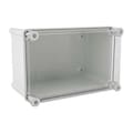 Hubbell Stahlin Fiberglass Enclosure, 4X, Hinged HW-S1076CTPWW | Zoro