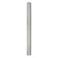 Tapco Sign Post, Silver, Steel, 3 ft L 054-00065 | Zoro