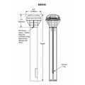 Gardco LED Bollard, 120 to 277VAC, 30"H, 26W, 5700K BR840122351211 | Zoro
