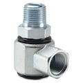 Parker Hydraulic Swivel Fitting, 90 deg. Elbow S2102-4-4 | Zoro