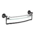 Delta Glass Shelf with Removable Bar 79710-RB | Zoro