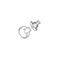 Delta Temp Knob and Cover, 17Series T/S RP52147SS | Zoro