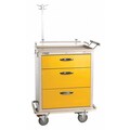 Blue Bell Medical Isolation Cart, Steel, 6 Adjustable Shelves, 1400 lb ...