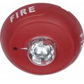 System Sensor Strobe, Marked Fire Strobe, Red SCRL | Zoro