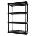 Plano Freestanding Plastic Shelving, Open Style, 24 in D, 36 in W, 62 ...