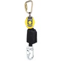 Honeywell Miller Self Retracting Lifeline, 6 ft., Black/Yellow MFLAF-1 ...