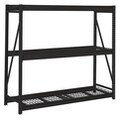 Lyon Add-On Bulk Storage Rack, 24 in D, 96 in W KK67511SW | Zoro