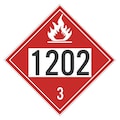 Nmc Dot Placard, 1202 Diesel, DL193PR DL193PR | Zoro