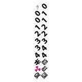 Nmc Numbers And Symbols Kit, 4" DCLN4 | Zoro