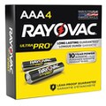 Rayovac UltraPro AAA Alkaline Battery, 4 PK ALAAA-4BXJ | Zoro