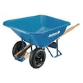 Jackson Professional Tools Poly Wheelbarrow, Dual Wheels, 10cu. ft ...