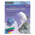 Apollo Color Laser Printr Transparency Film, PK5 VCG7070E-A | Zoro
