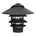 Dabmar Lighting Pagoda Light, D5400, B, Aluminum, 4 Tier D5100-310-B | Zoro