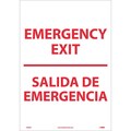 Nmc Emergency Exit Sign - Bilingual M699PC | Zoro