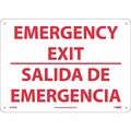 Nmc Emergency Exit Sign - Bilingual M738AB | Zoro