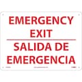 Nmc Emergency Exit Sign - Bilingual M738RB | Zoro