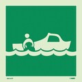 Nmc International Marine Organization Rescue Boat Sign, IMO197P IMO197P ...