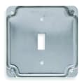 Raco Electrical Box Cover, Square Box Type, 2 Gangs, Square, Galvanized ...