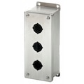 Rittal Pushbutton Enclosure, 7.30 in. H3 Holes PB03225M14 | Zoro