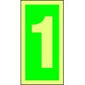 Accuform IMO Safety Sign, Number = 1, 3" W x 6" H, Rectangle, Plastic ...