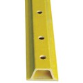 Designovations Sign Post, Yellow, Composite, 7 ft L P2205 | Zoro