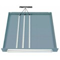 Lyon Drawer Partition, L18-1/4, Drawer H5-13/16 NF100P22WK | Zoro