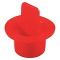 Caplugs Center Pull-Tab Tapered Plug, Caplug Red, 01-LPE Low Density ...