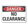 Lyle Danger, No Clearance, 7 in x 10 in, Vertical Rectangle, Plastic ...