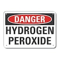 Lyle Reflective Hydrogen Peroxide Danger Sign, 10 in Height, 14 in ...