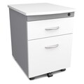 Ofm Mobile Ped File/Box, White 55106-WHITE | Zoro