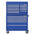 Westward WESTWARD Tool Chest and Cabinet Combination, 17-Drawers ...