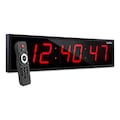 Ivation LED Wall Clock JID0136TRED | Zoro