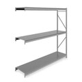 Tennsco Add-On Bulk Storage Rack, 24 in D, 96 in W, 3 Shelves 6940 | Zoro