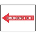 Accuform Exit Sign, Emergency Exit, 7"X10 MEXT558VA | Zoro