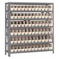 Quantum Storage Systems Steel Bin Shelving, 36" W x 39" H x 12" D, 7 ...