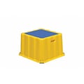 Premier Plastics Step Stand, Yellow, 15" H 5115 | Zoro